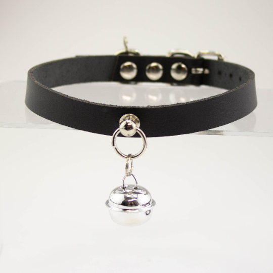 Choose Bell Colour Leather Collar - Ceremony Leather