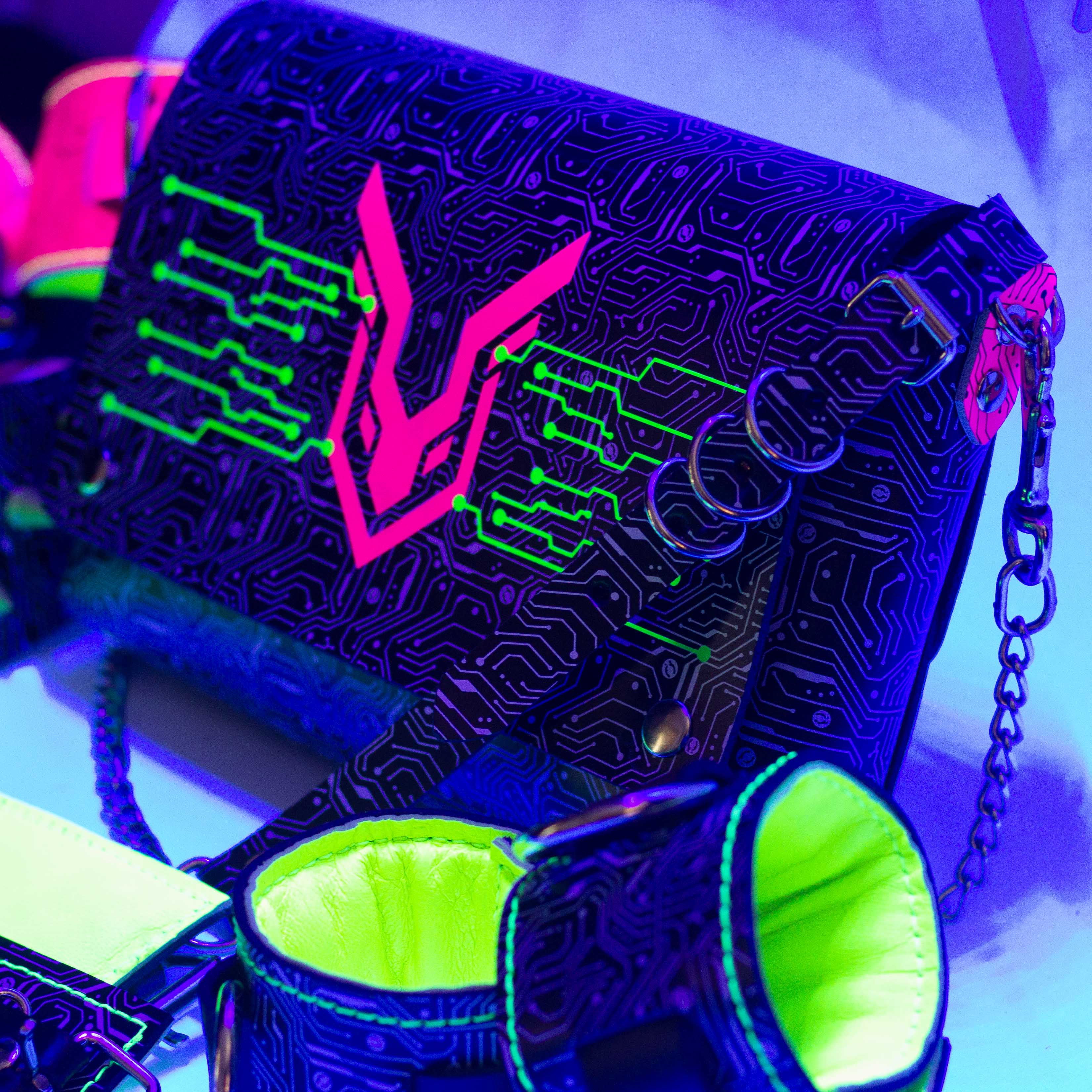 Cyber Leather Crossbody Bag - Ceremony Leather