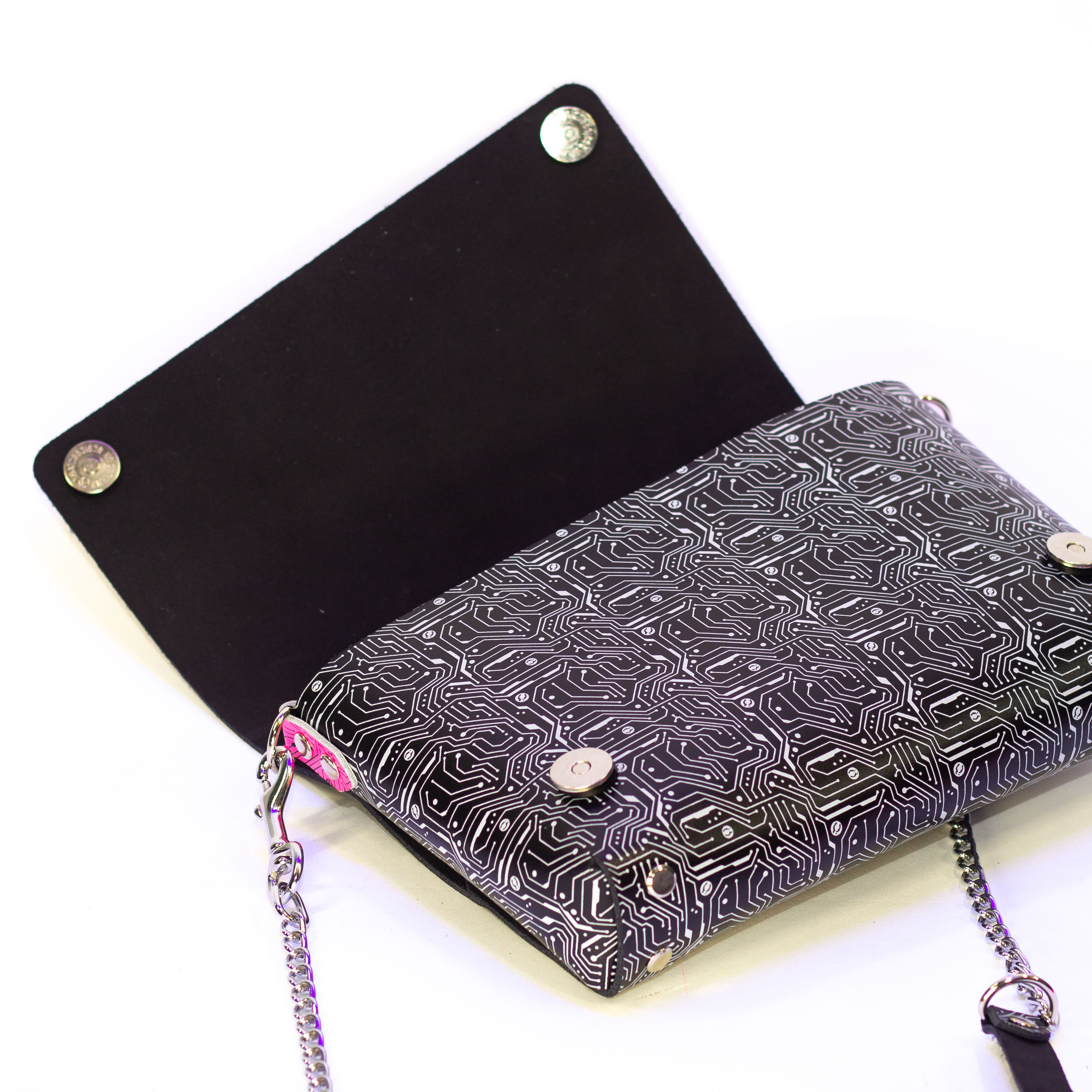 Cyber Leather Crossbody Bag - Ceremony Leather