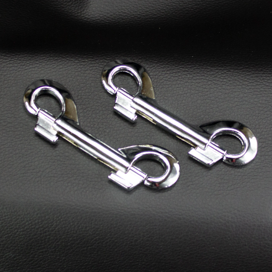2 x Double Ended Trigger Bondage Clips - Ceremony Leather