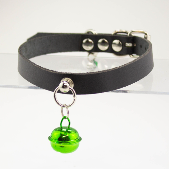 Choose Bell Colour Leather Collar - Ceremony Leather