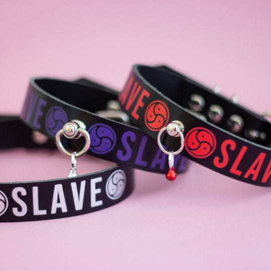 Personalised Slave Collar - Ceremony Leather