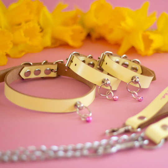 Pastel Yellow Matching Set - Ceremony Leather