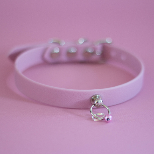 Vegan Lavender Pink Collar - Ceremony Leather